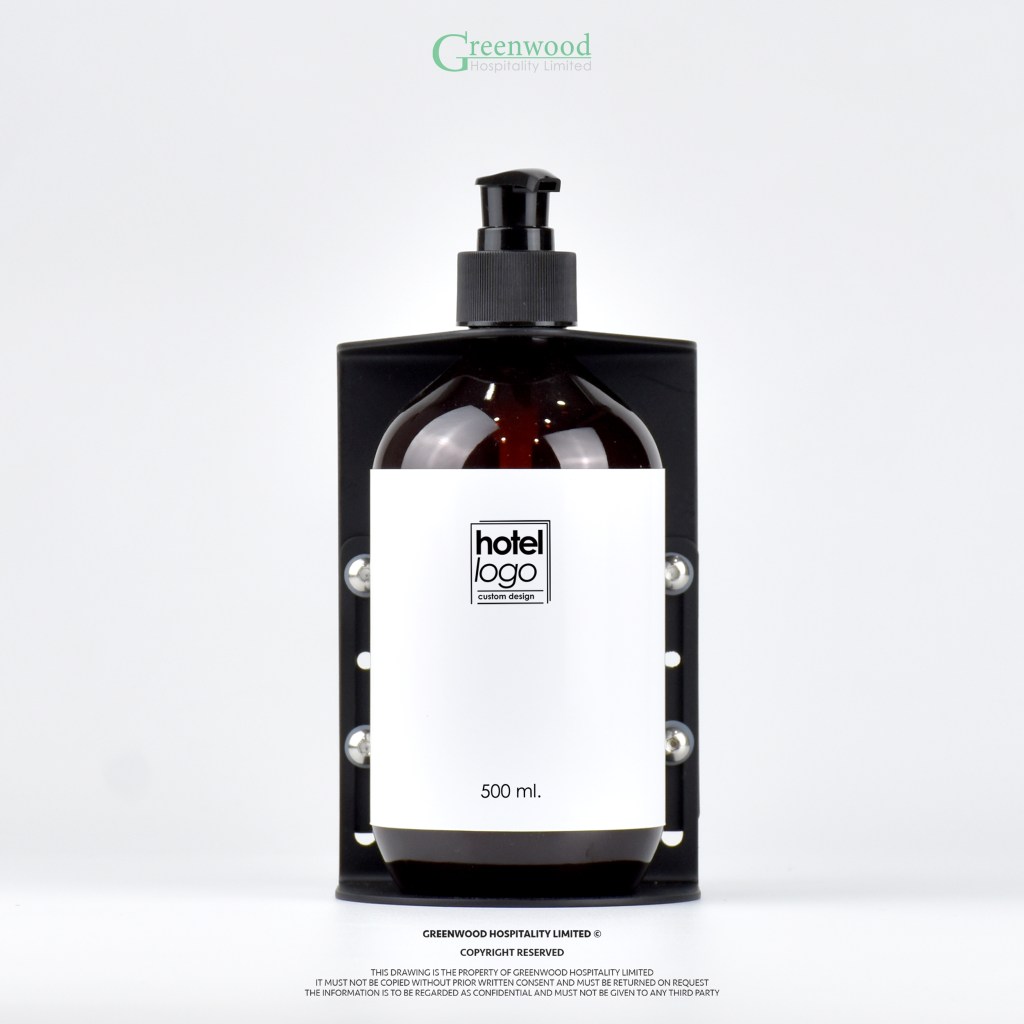 hotel amenities Greenwood | ECO [stainless] single dispenser holder bracket